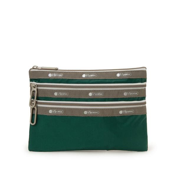 ZOZO問い合わせ番号:105351369ショップ:LeSportsac，レスポートサックブランド:LeSportsac，レスポートサック商品名:10TH ESSENTIAL 3 ZIP POUCH ラッシュメドウ/バーガンディCカテゴリ:...