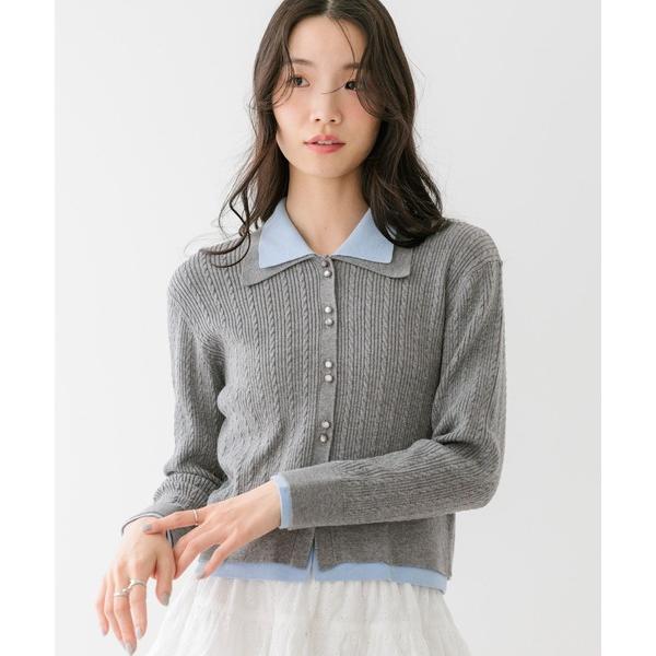 『タイムセール実施中』ZOZO問い合わせ番号:105351415ショップ:Heather，ヘザーブランド:Heather，ヘザー商品名:バイカラーケーブルニット　669226カテゴリ:トップス>ニット/セーターブランド品番:66922...