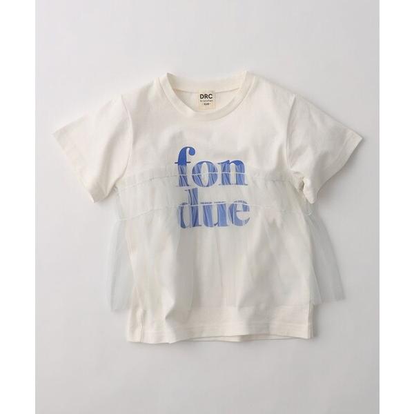 ZOZO問い合わせ番号:105351702ショップ:branshes，ブランシェスブランド:DRC branshes，ディーアールシーブランシェス，branshes，ブランシェス商品名:【WEB限定/DRC】チュールドッキング半袖Tシャツカ...