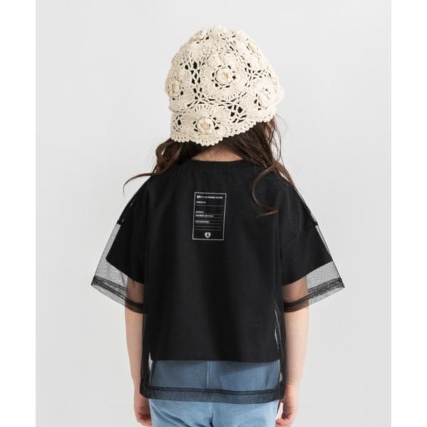 ZOZO問い合わせ番号:105351704ショップ:branshes，ブランシェスブランド:branshes，ブランシェス商品名:チュールドッキング半袖Tシャツカテゴリ:トップス>Tシャツ/カットソーブランド品番:12-6206-12...