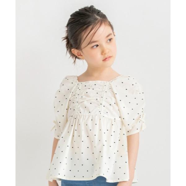 ZOZO問い合わせ番号:105351712ショップ:branshes，ブランシェスブランド:branshes，ブランシェス商品名:【プチレディ/おそろい】シャーリングリボンチュニックカテゴリ:トップス>シャツ/ブラウスブランド品番:1...