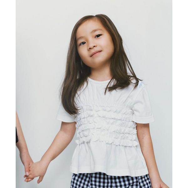 ZOZO問い合わせ番号:105351723ショップ:branshes，ブランシェスブランド:branshes，ブランシェス商品名:【b.+A】金子綾/シャーリング半袖Ｔシャツカテゴリ:トップス>Tシャツ/カットソーブランド品番:12-...