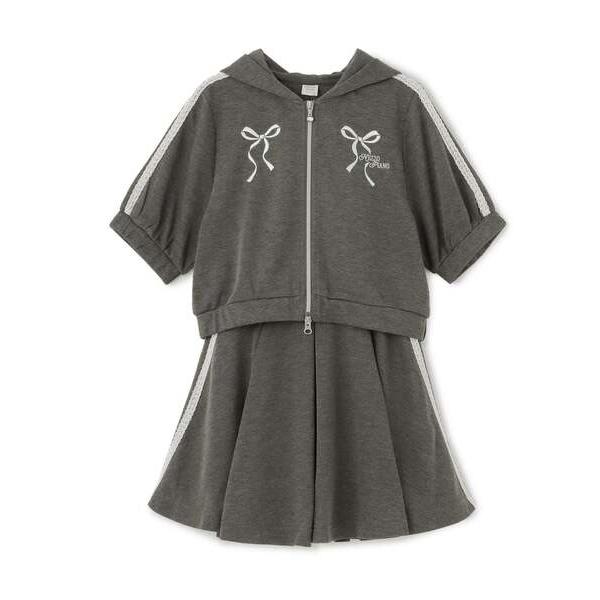 ZOZO問い合わせ番号:105351800ショップ:NARUMIYA ONLINE，ナルミヤ オンラインブランド:mezzo piano Junior，メゾピアノジュニア商品名:【人気商品再入荷】【直営店で取り扱い無し】ラメミニ裏毛ジップパ...