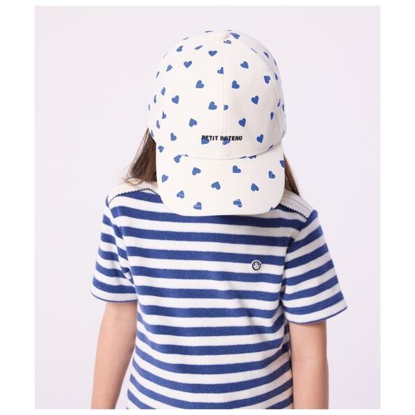 ZOZO問い合わせ番号:105351983ショップ:PETIT BATEAU，プチバトーブランド:PETIT BATEAU，プチバトー商品名:ハートプリントキャップカテゴリ:帽子>キャップブランド品番:A0FCR素材:100%綿裏地6...