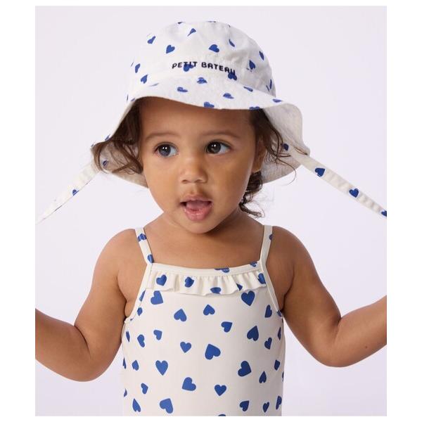 ZOZO問い合わせ番号:105352001ショップ:PETIT BATEAU，プチバトーブランド:PETIT BATEAU，プチバトー商品名:紐つきハートプリントクロシェカテゴリ:帽子>ハットブランド品番:A0FE8素材:身生地/裏地...