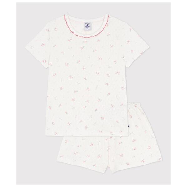 『セール実施中』ZOZO問い合わせ番号:105352004ショップ:PETIT BATEAU，プチバトーブランド:PETIT BATEAU，プチバトー商品名:針抜きプリント半袖パジャマカテゴリ:ルームウェア>ルームウェア/パジャマブラ...