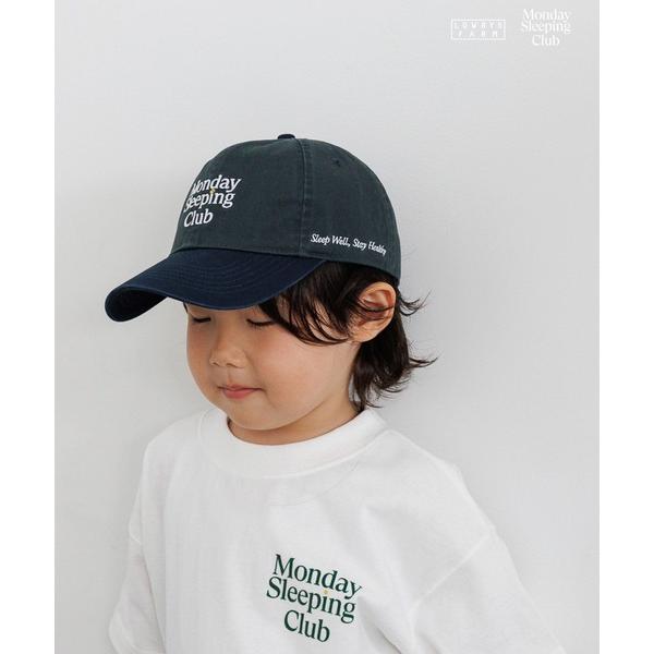 ZOZO問い合わせ番号:105352161ショップ:LOWRYS FARM，ローリーズファームブランド:LOWRYS FARM，ローリーズファーム商品名:【KIDS】Monday Sleeping Club ロゴシシュウＣＡＰ 661486...