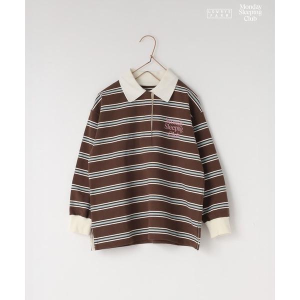 ZOZO問い合わせ番号:105352163ショップ:LOWRYS FARM，ローリーズファームブランド:LOWRYS FARM，ローリーズファーム商品名:【KIDS】Monday Sleeping Club マルチボーダーポロ  66148...