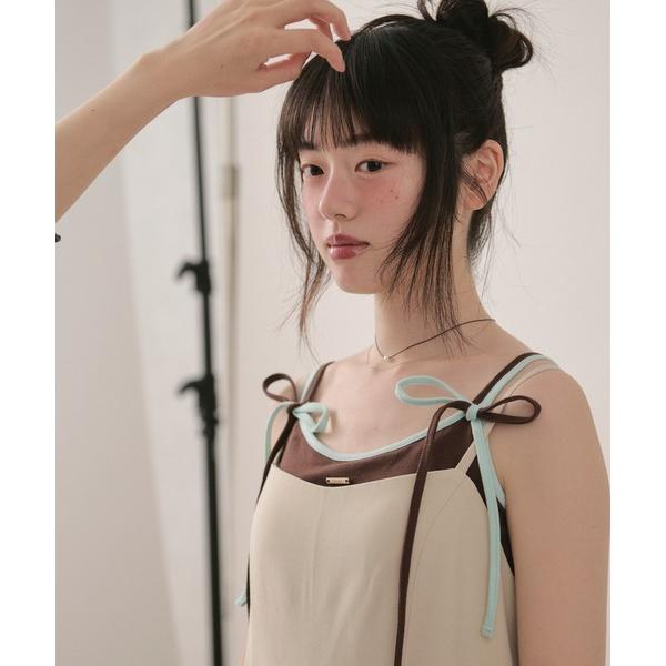 ZOZO問い合わせ番号:105352364ショップ:mideal，マイディールブランド:loin nuit，ロワンニュイ商品名:ribbon design camisole / リボンデザインキャミソールカテゴリ:トップス>キャミソー...