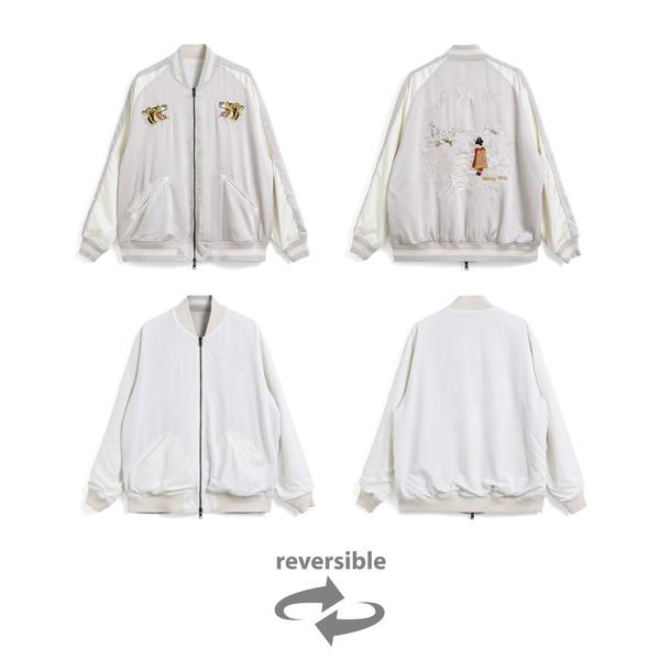 ZOZO問い合わせ番号:105352697ショップ:TAION，タイオンブランド:TAION，タイオン商品名:【TAION(タイオン)】〈ユニセックス〉ノンダウン ジャパンスペシャル リバーシブル スカジャンジャケットカテゴリ:ジャケット/...