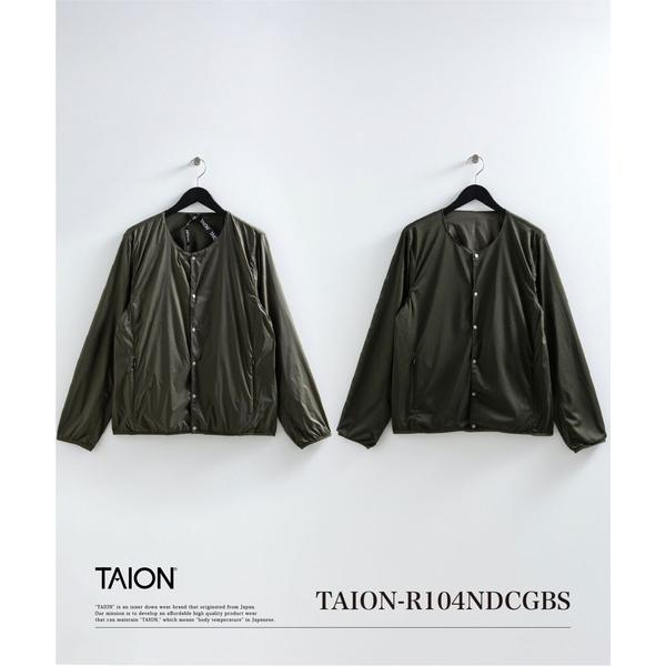 ZOZO問い合わせ番号:105352705ショップ:TAION，タイオンブランド:TAION，タイオン商品名:【TAION(タイオン)】〈ユニセックス〉ノンダウン ベーシック リバーシブル クルーネック カーディガンカテゴリ:トップス&gt...