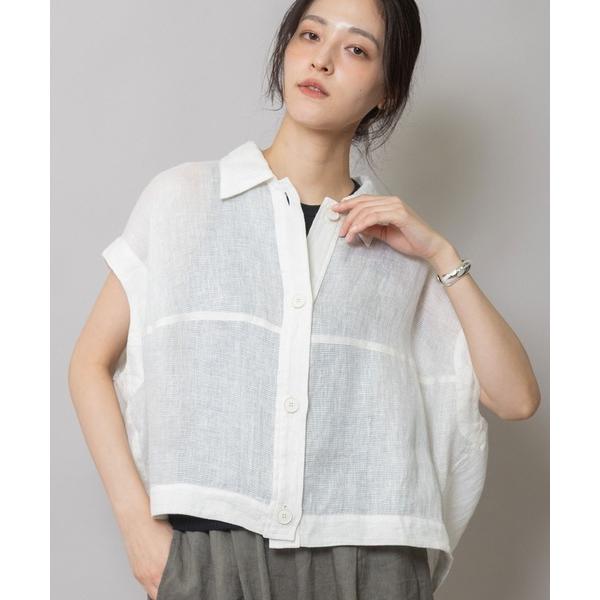 ZOZO問い合わせ番号:105353064ショップ:Munich，ミューニックブランド:Munich，ミューニック商品名:40sフレンチリネンメッシュコクーンベストカテゴリ:トップス>シャツ/ブラウスブランド品番:MN261T68素材...