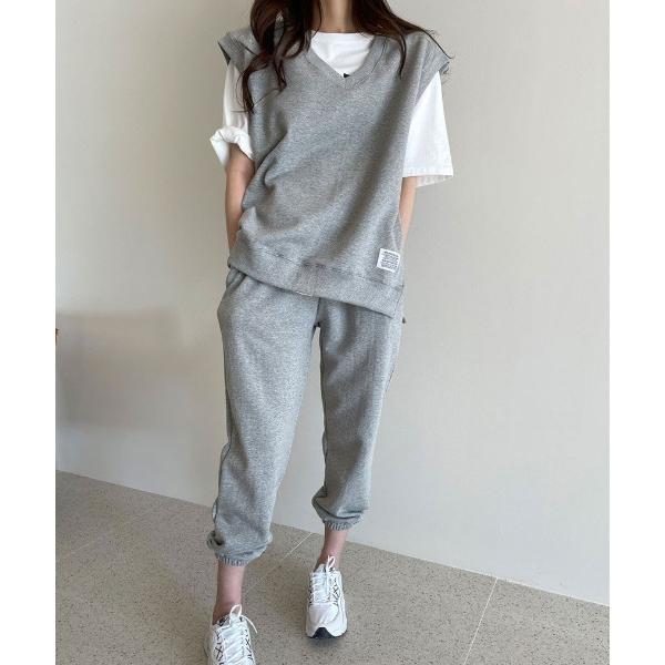 『タイムセール実施中』ZOZO問い合わせ番号:105353109ショップ:Ulysses，ユリシスブランド:FAVORITO，ファヴォリート商品名:スウェットVネックベストパンツセットアップカテゴリ:ジャケット/アウター>セットアップ...