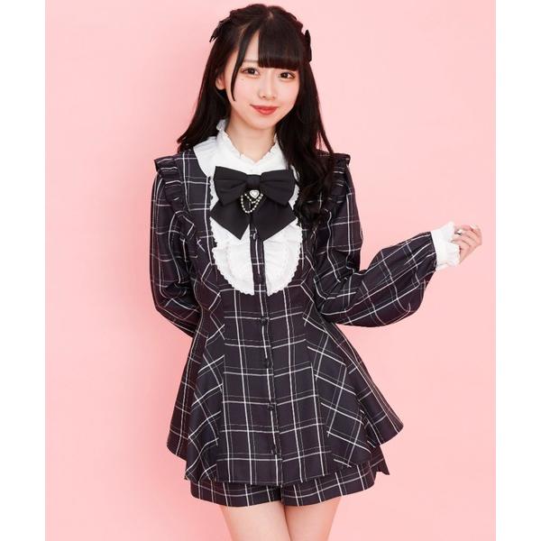 参考価格：14，960円発売時期：2023年07月コンディション：B（目立つ使用感なし）使用感が少ない、または気にならないアイテム首周り・袖口：汚れ参考商品名：アクセサリーリボン長袖セットアップ参考品番：7SA5060，7SA5061，7S...