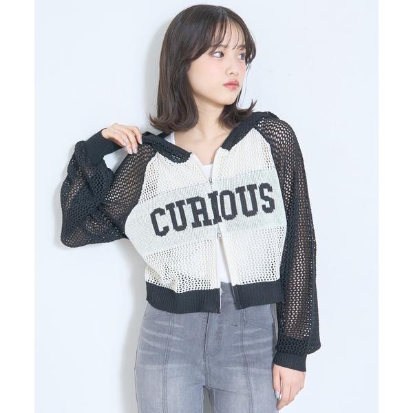 ZOZO問い合わせ番号:105388420ショップ:NARUMIYA ONLINE，ナルミヤ オンラインブランド:LOVETOXIC，ラブトキシック商品名:【LTXC/洗える】メッシュニットジップパーカーカテゴリ:トップス>パーカーブ...