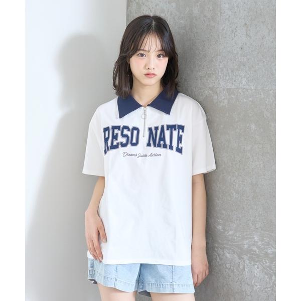 ZOZO問い合わせ番号:105388454ショップ:NARUMIYA ONLINE，ナルミヤ オンラインブランド:LOVETOXIC，ラブトキシック商品名:【LTXC/綿100%】ハーフジップルーズ半袖Tカテゴリ:トップス>Tシャツ/...