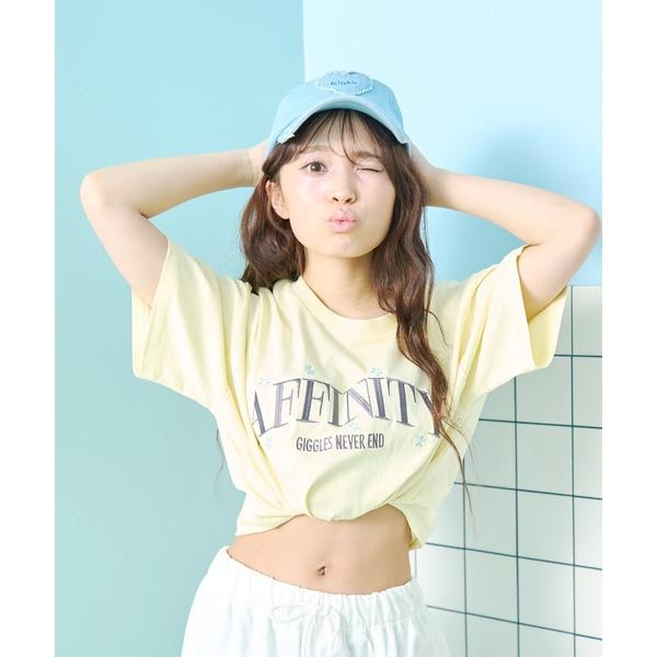 ZOZO問い合わせ番号:105388456ショップ:NARUMIYA ONLINE，ナルミヤ オンラインブランド:LOVETOXIC，ラブトキシック商品名:【秒かわトップス】【GOODPRICE】【綿100%】カレッジフラワー半袖Tカテゴリ...
