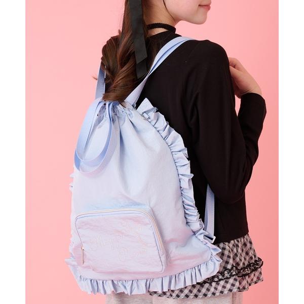 ZOZO問い合わせ番号:105388460ショップ:NARUMIYA ONLINE，ナルミヤ オンラインブランド:mezzo piano Junior，メゾピアノジュニア商品名:【A4対応・撥水】キラキラロゴナップサックカテゴリ:バッグ&g...