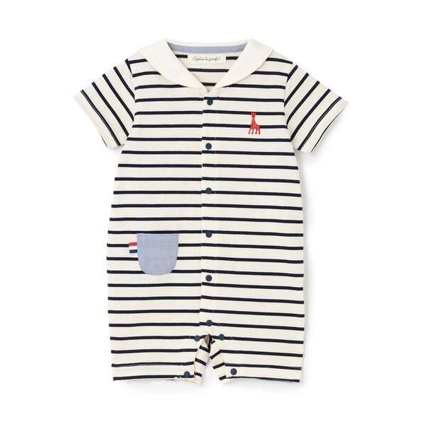 ※このアイテムは返品・交換対象外商品です。ZOZO問い合わせ番号:105388490ショップ:sense of wonder，センスオブワンダーブランド:Sophie la girafe，ソフィーラジラフ商品名:セーラーボーダーショートオー...