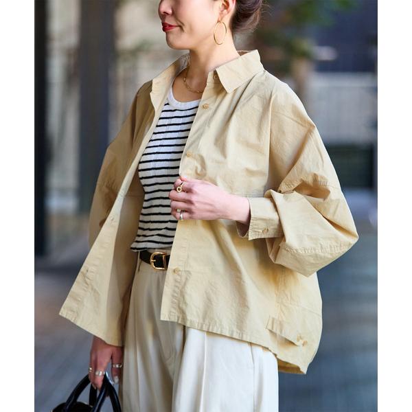 ZOZO問い合わせ番号:105388565ショップ:JOINT WORKS，ジョイントワークスブランド:B.C STOCK，ベーセーストック，Simplicite，サンプリシテ商品名:ウォッシャブル / 襟付きシャツブルゾンカテゴリ:トップ...