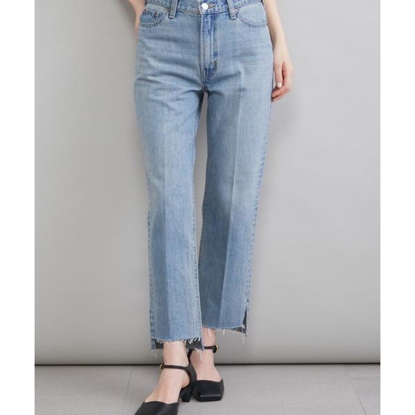 ZOZO問い合わせ番号:105388606ショップ:Mila Owen，ミラ オーウェンブランド:Mila Owen，ミラオーウェン商品名:【MILA PANTS】裾段差テーパードデニムパンツカテゴリ:パンツ>デニムパンツブランド品番...