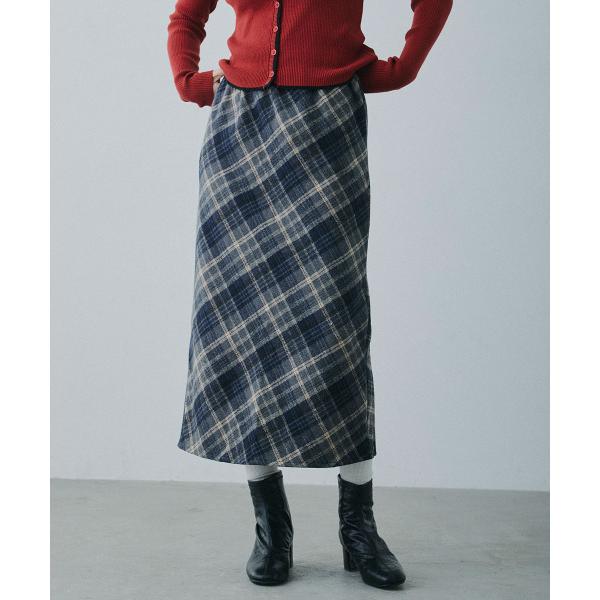 ZOZO問い合わせ番号:105388614ショップ:Ada.，エイダブランド:Mirette，ミレット商品名:クラシックチェック Iラインミモレ丈スカート / Classic Plaid I-Line Midi Skirtカテゴリ:スカート...