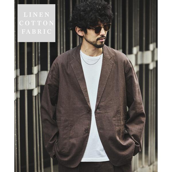 ZOZO問い合わせ番号:105388704ショップ:FREAK'S STORE，フリークスストアブランド:FREAK'S STORE，フリークスストア商品名:LINEN COTTON JACKET/リネンコットン テーラードジャケット【セッ...