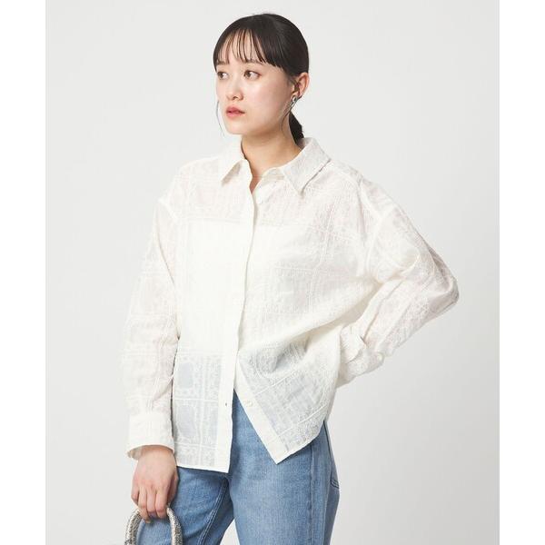 ZOZO問い合わせ番号:105388789ショップ:green label relaxing，グリーンレーベル リラクシングブランド:green label relaxing，グリーンレーベルリラクシング商品名:シアー クロス ステッチ シ...