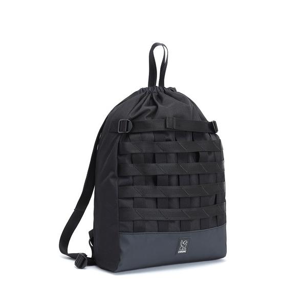 ZOZO問い合わせ番号:105423853ショップ:CHROME，クロームブランド:CHROME，クローム商品名:［ CHROME / クローム ］BARRAGE KNAPSACK BK_BLACK / バラージ ナップサック ブラック 2...