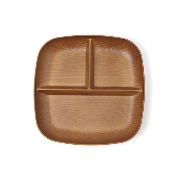 ZOZO問い合わせ番号:105423899ショップ:LAKOLE，ラコレブランド:LAKOLE，ラコレ商品名:【山中塗】木目仕切りプレート[四角] / 657640カテゴリ:食器/キッチン>食器ブランド品番:657640素材:PET ...
