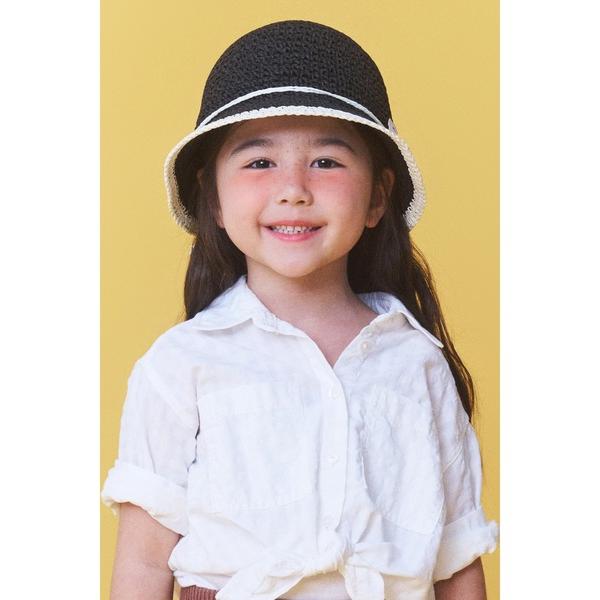 ZOZO問い合わせ番号:105424323ショップ:WHITE SANDS，ホワイトサンズブランド:WHITE SANDS，ホワイトサンズ商品名:[WHITESANDS KIDS] ペーパーリボン クロシェハットカテゴリ:帽子>ハット...