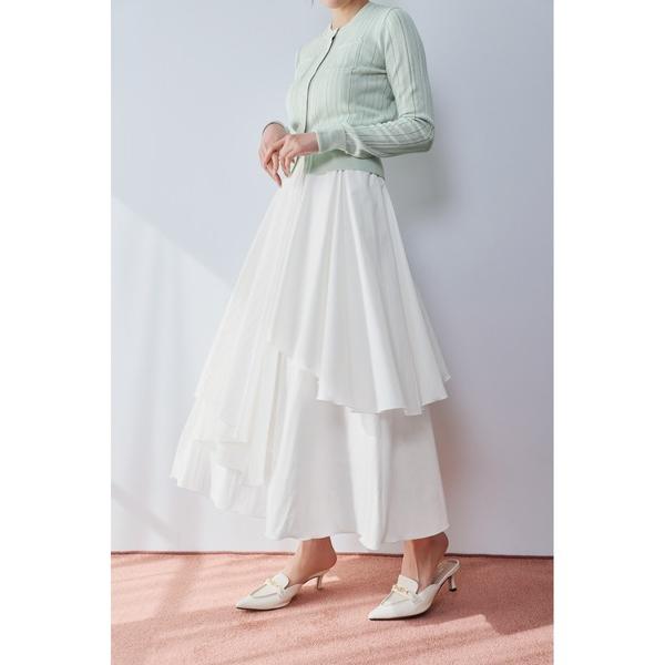 ZOZO問い合わせ番号:105426271ショップ:Her lip to，ハーリップトゥブランド:Her lip to，ハーリップトゥー商品名:Asymmetric Tiered Skirtカテゴリ:スカート>スカートブランド品番:1...