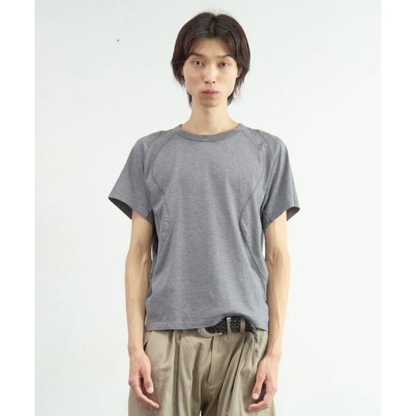 ZOZO問い合わせ番号:105427043ショップ:STUDIOUS MENS，ステュディオス メンズブランド:NVRFRGT，ネヴァーフォーゲット商品名:【NVRFRGT】PANELLED HALF SLEEVE T-SHIRTカテゴリ:...