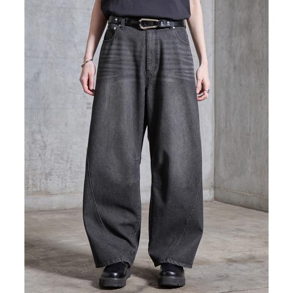 ZOZO問い合わせ番号:105427053ショップ:EMMA CLOTHES，エマ クローズブランド:SERACE，セラス商品名:【SERACE】Vintage like wide curve denim pants / ヴィンテージライク...