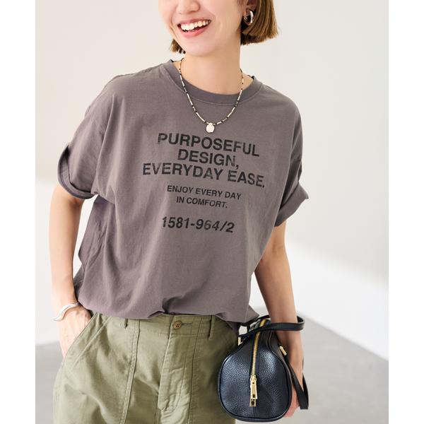 ZOZO問い合わせ番号:105427343ショップ:Spick &amp; Span，スピック アンド スパンブランド:FRAMeWORK，フレームワーク商品名:カスレロゴプリントTシャツカテゴリ:トップス>Tシャツ/カットソーブラン...