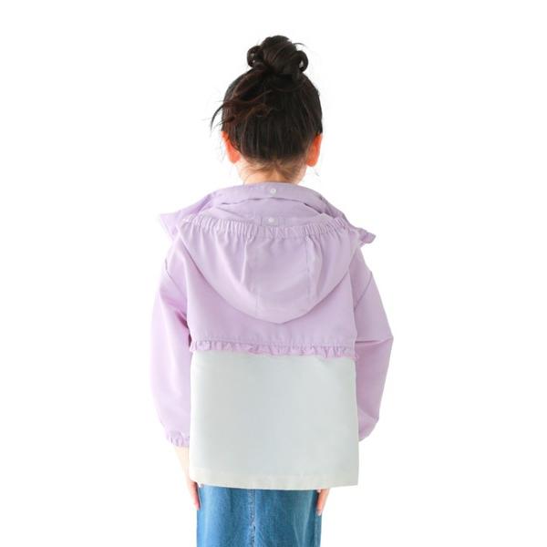 ZOZO問い合わせ番号:105427447ショップ:Wonder apartment，ワンダーアパートメントブランド:L.COPECK，エルコペック商品名:【フード収納可能】ウインドブレーカー　　＃背中フリル＃無地＃女児カテゴリ:ジャケット...