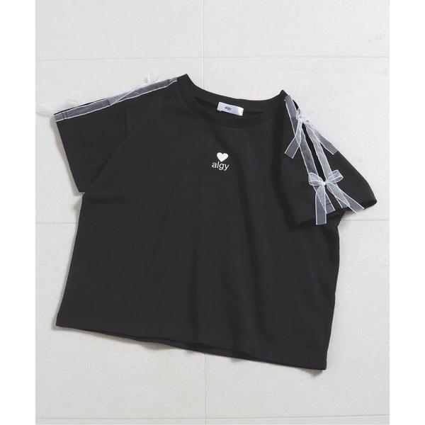 ZOZO問い合わせ番号:105462923ショップ:F.O.Online Store，エフオーオンラインストアブランド:algy，アルジー商品名:【吸水速乾/接触冷感】シアーラインりぼん半袖Tシャツカテゴリ:トップス>Tシャツ/カット...