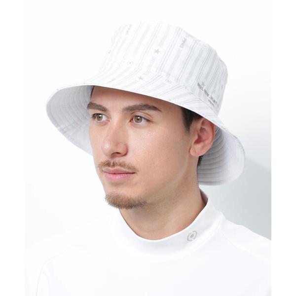 ZOZO問い合わせ番号:105463384ショップ:the HOUSE，ザハウスブランド:PING，ピン商品名:【PING APPAREL】ストライプ総柄プリントリバーシブルハット ＜NATIVE＞ (MENS)カテゴリ:帽子>ハット...