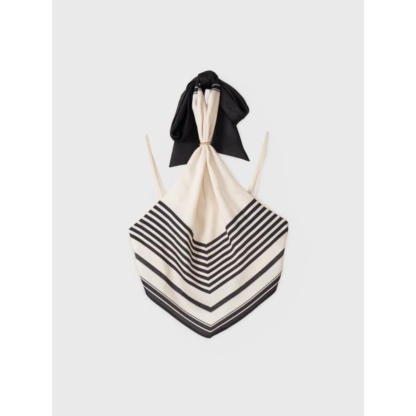 ZOZO問い合わせ番号:105463707ショップ:EIMY ISTOIRE，エイミーイストワールブランド:EIMY ISTOIRE，エイミーイストワール商品名:スカーフパターンホルターネックトップスカテゴリ:トップス>その他トップス...