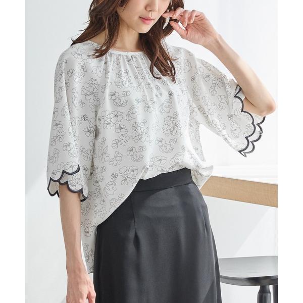 ZOZO問い合わせ番号:105464397ショップ:Honeys，ハニーズブランド:Honeys，ハニーズ，GLACIER，グラシア商品名:スカラップ刺繍ブラウスカテゴリ:トップス>シャツ/ブラウスブランド品番:534-63-0245...