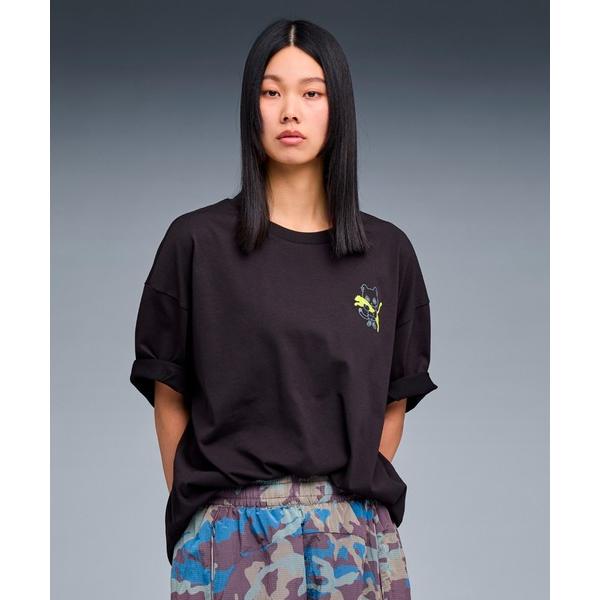 ZOZO問い合わせ番号:105464889ショップ:PUMA STORE ZOZO，プーマストアゾゾブランド:PUMA，プーマ商品名:PUMA プーマ ユニセックス NEKO-san ワンポイント MX 半袖 Tシャツカテゴリ:トップス&g...