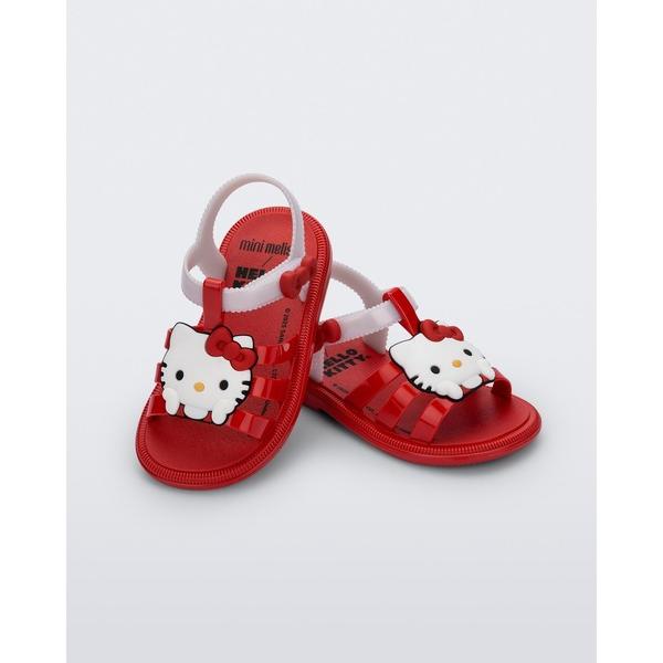 ZOZO問い合わせ番号:105465153ショップ:melissa，メリッサブランド:melissa，メリッサ商品名:MINI MELISSA HIP + HELLO KITTY AND FRIENDS BBカテゴリ:シューズ>サンダ...
