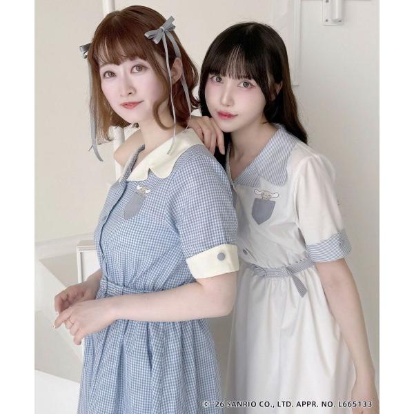 ZOZO問い合わせ番号:105465188ショップ:F i.n.t，フィントブランド:F i.n.t，フィント，an another angelus，アンアナザーアンジェラス商品名:クレリック開衿ワンピース/シナモロール/fint フィント...