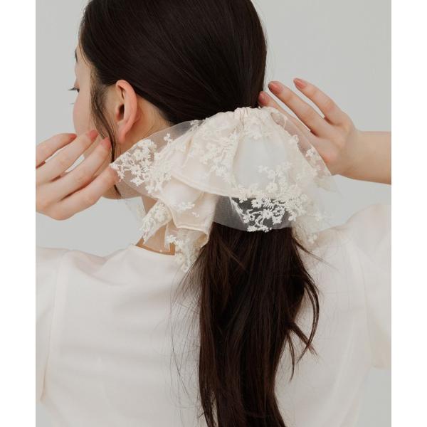 ZOZO問い合わせ番号:105465904ショップ:SENEE，セニーブランド:SENEE，セニー商品名:satin lace volume scrunchie （サテンレースボリュームシュシュ）カテゴリ:ヘアアクセサリー>シュシュブ...