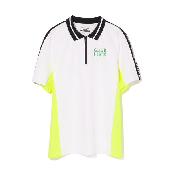 『セール実施中』ZOZO問い合わせ番号:105466251ショップ:DEVEREUX GOLF，デヴァローゴルフブランド:DEVEREUX GOLF，デヴァローゴルフ商品名:Lucky than Goodハーフジップリブポロカテゴリ:トップ...