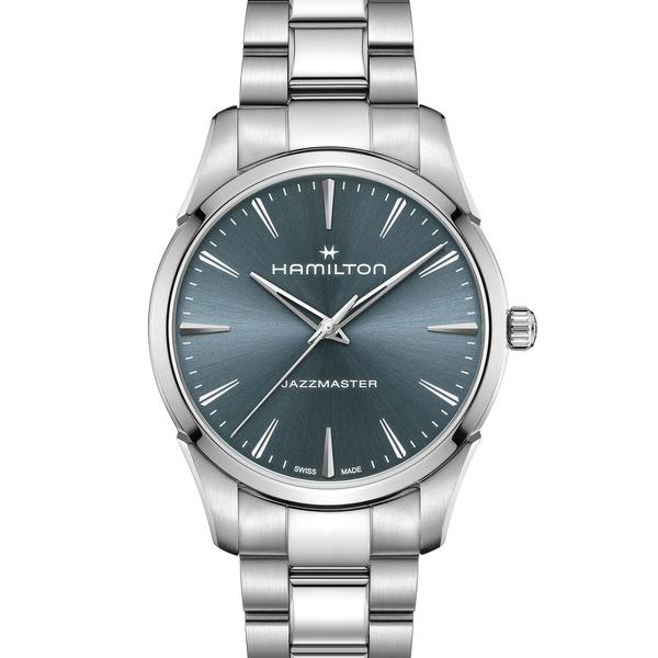 ZOZO問い合わせ番号:105466601ショップ:HAMILTON，ハミルトンブランド:HAMILTON，ハミルトン商品名:HAMILTON [ハミルトン] 腕時計 Jazzmaster （ジャズマスター）  クオーツ 40MM ブルー×...