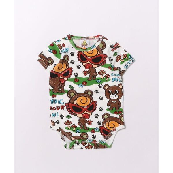 ※このアイテムは返品・交換対象外商品です。ZOZO問い合わせ番号:105466851ショップ:HYSTERIC MINI，ヒステリックミニブランド:HYSTERIC MINI，ヒステリックミニ商品名:SEEK A BABY BEAR総柄 半...