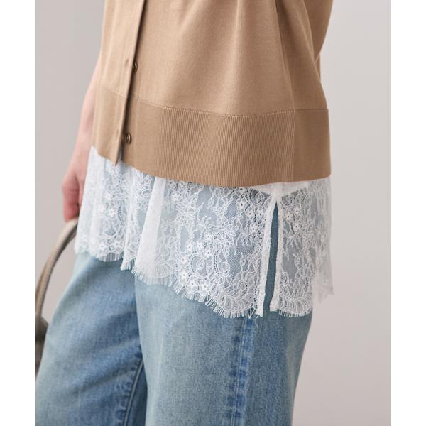 ZOZO問い合わせ番号:105467045ショップ:JOURNAL STANDARD，ジャーナルスタンダードブランド:JOURNAL STANDARD，ジャーナルスタンダード商品名:《追加2》レースヘムシアータンクカテゴリ:トップス>...