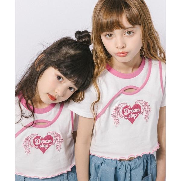 『タイムセール実施中』ZOZO問い合わせ番号:105468545ショップ:moredays store，モアデイズ・ストアブランド:URBAN CHERRY，アーバンチェリー商品名:【綿100％/吸水速乾】ハートエンジェルラメプリントカット...