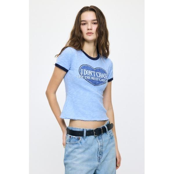 『タイムセール実施中』ZOZO問い合わせ番号:105503852ショップ:MOUSSY，マウジーブランド:MOUSSY，マウジー商品名:I DON'T CHASE RINGER Tシャツカテゴリ:トップス>Tシャツ/カットソーブランド...
